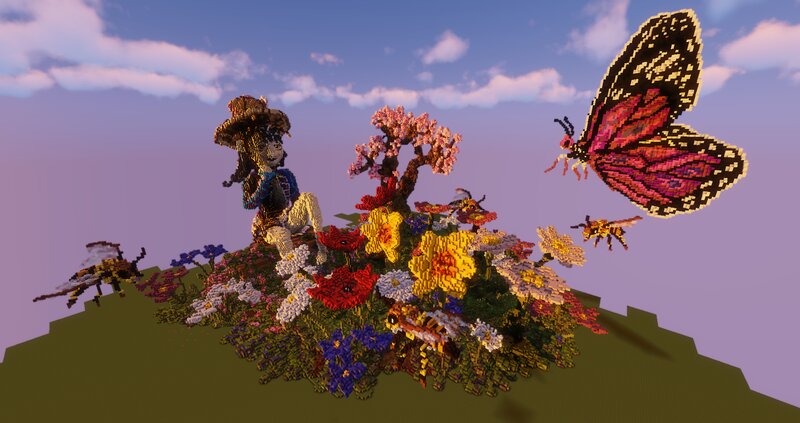 Everlasting flower garden Minecraft Map