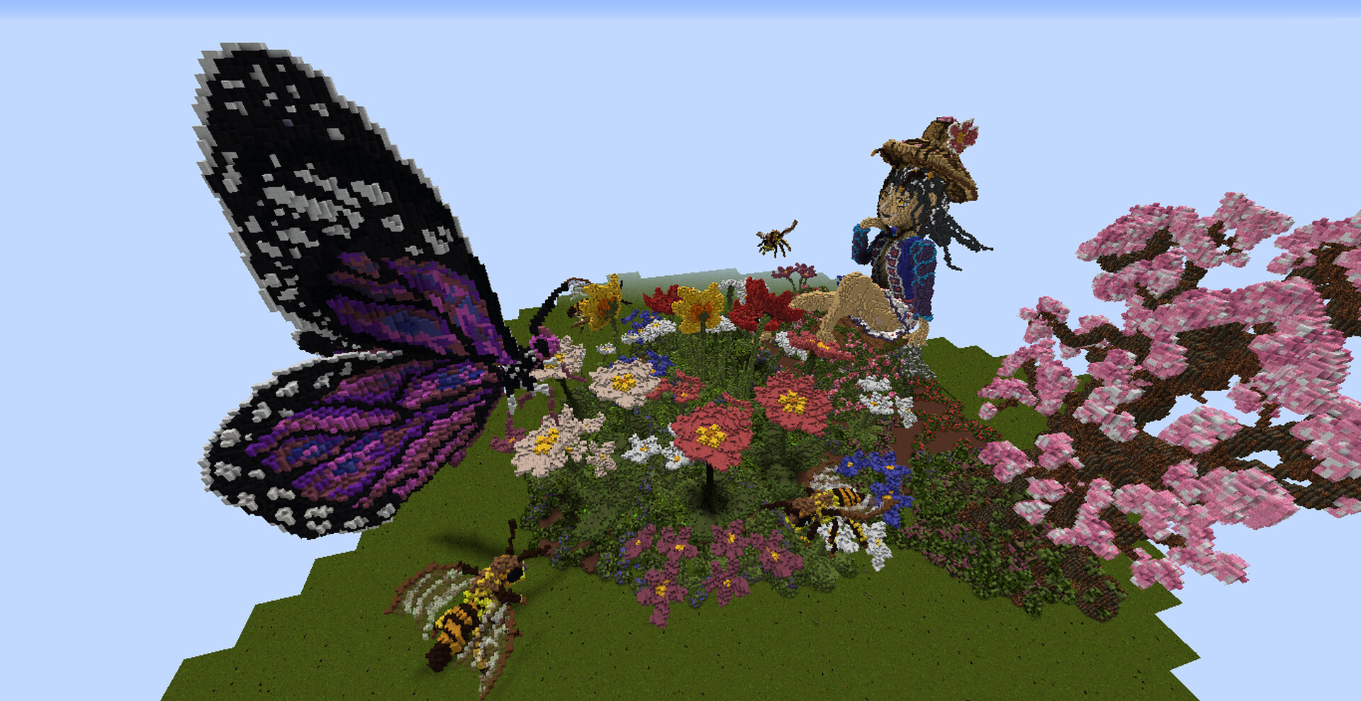 Everlasting flower garden Minecraft Map