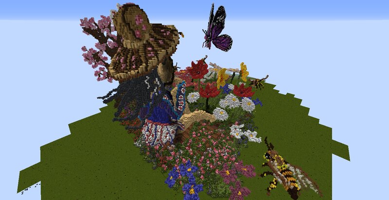 Everlasting flower garden Minecraft Map