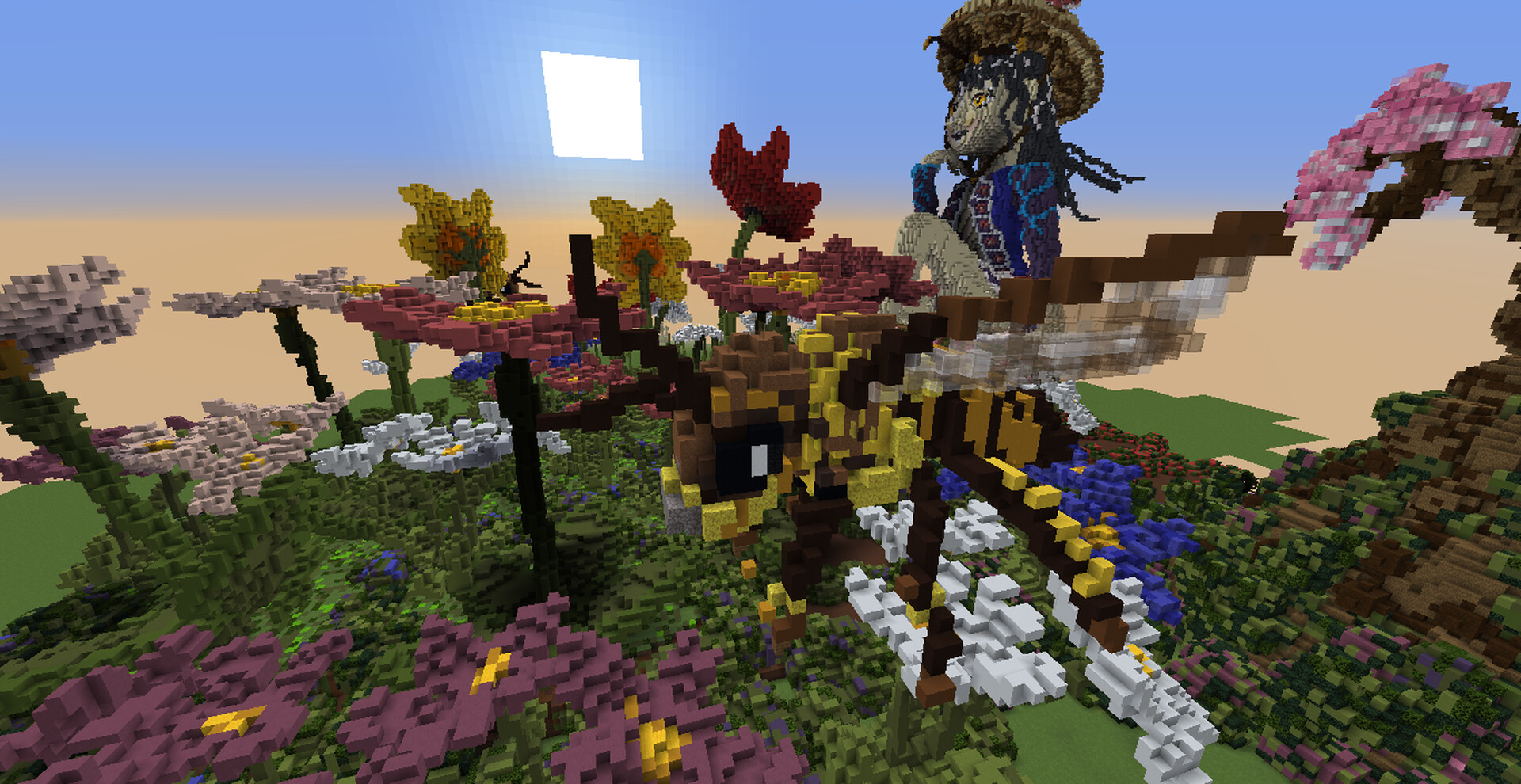 Everlasting flower garden Minecraft Map