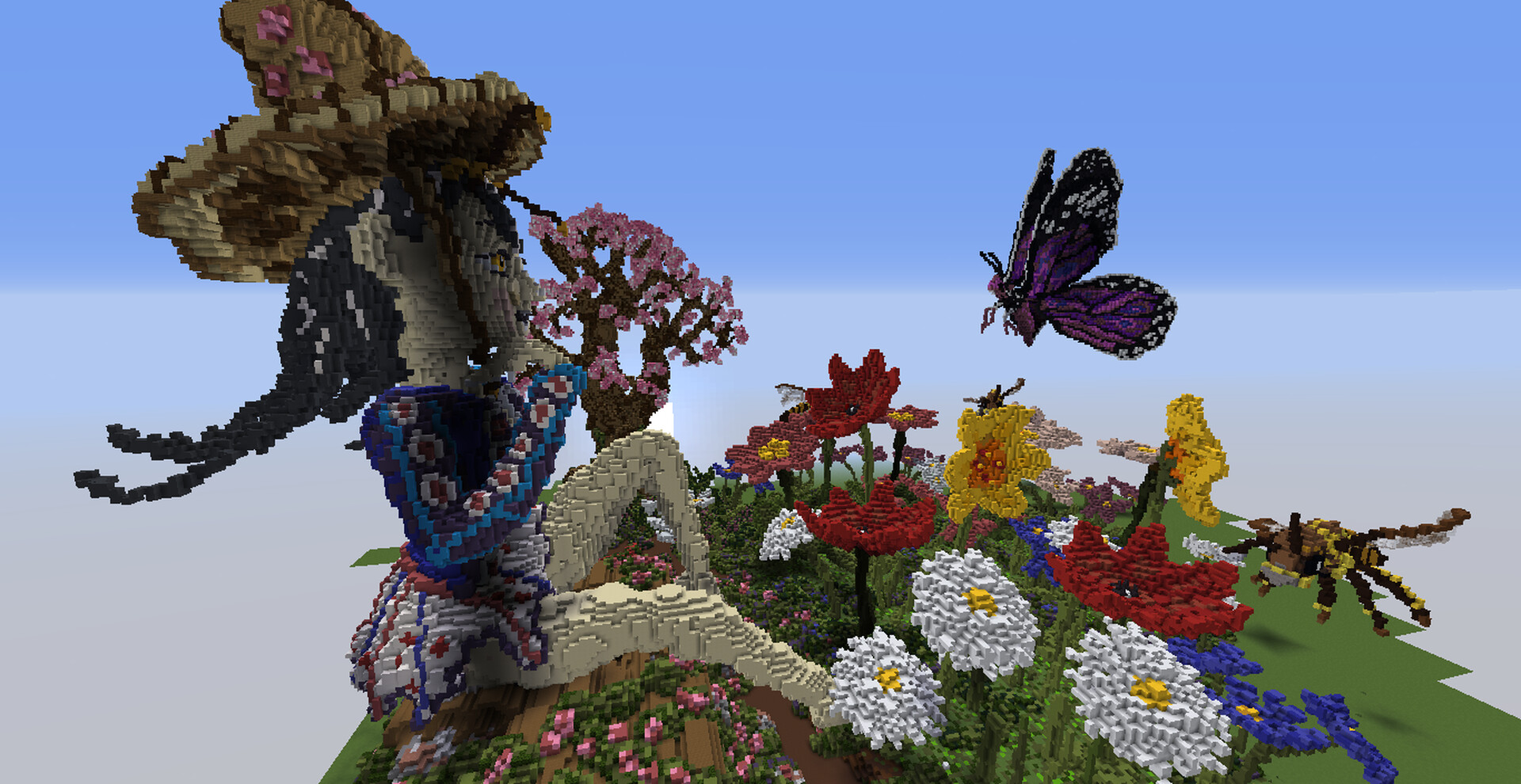 Everlasting flower garden Minecraft Map
