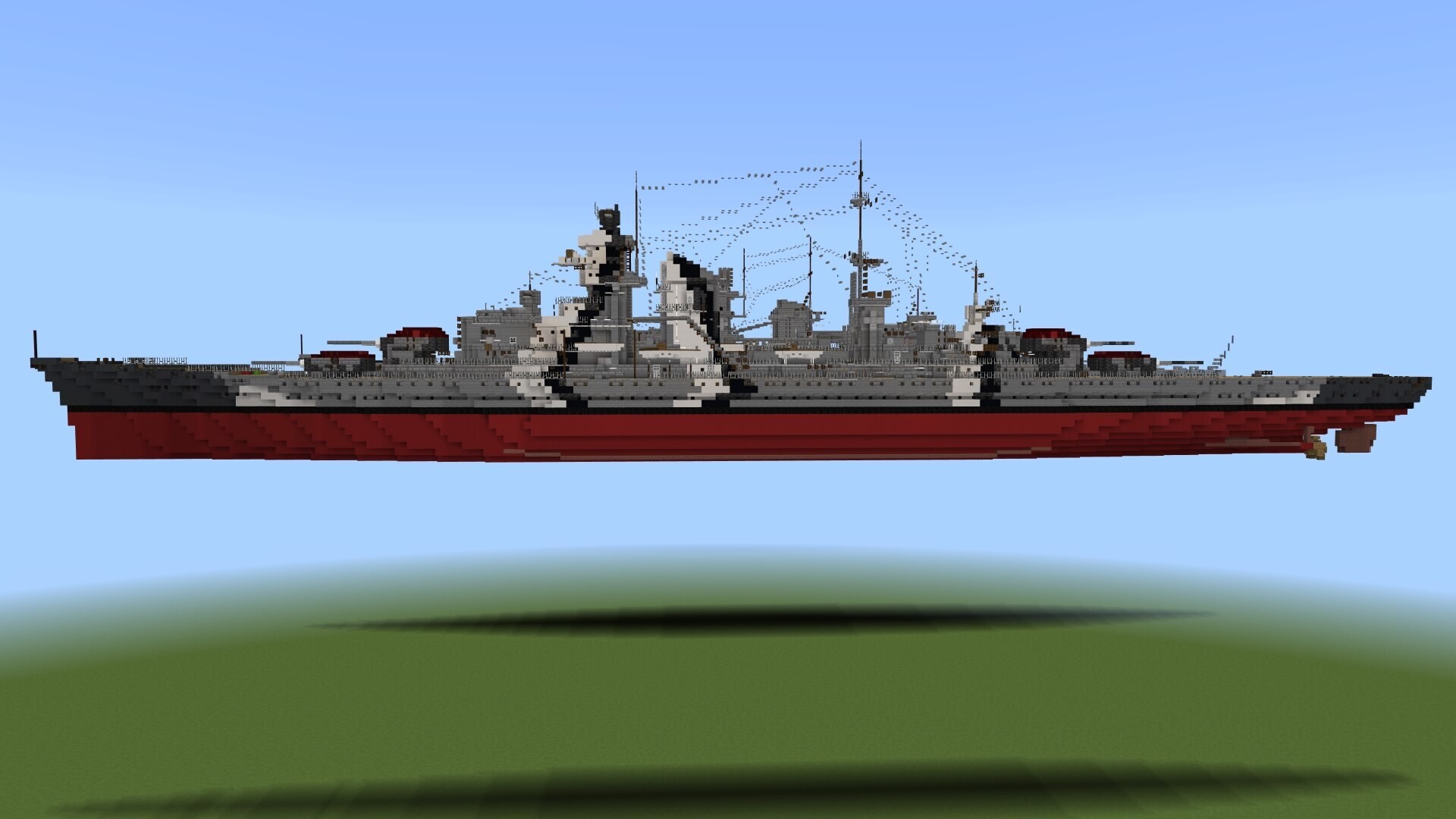 KMS/USS Prinz Eugen 1:1 Minecraft Map