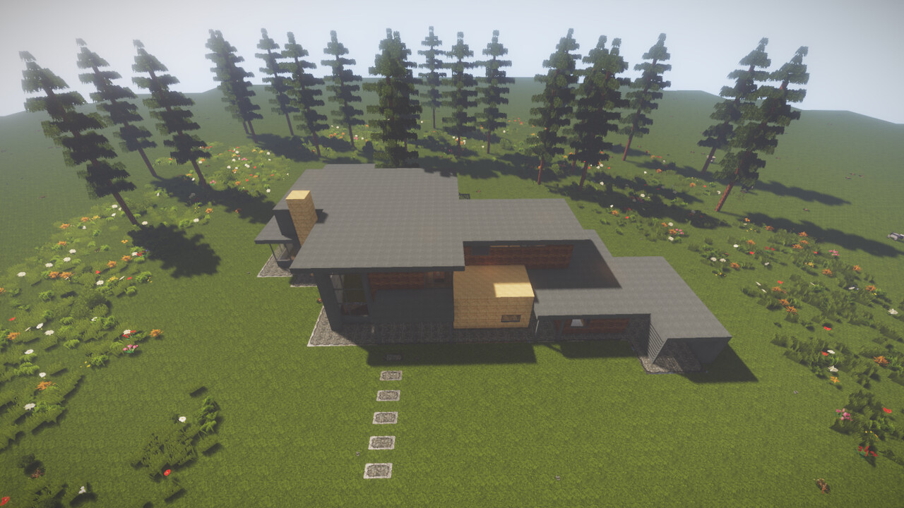 Modern house Little tiles Minecraft Map