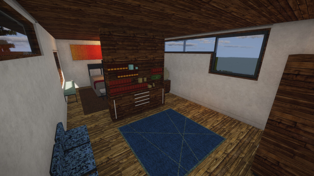 Modern house Little tiles Minecraft Map