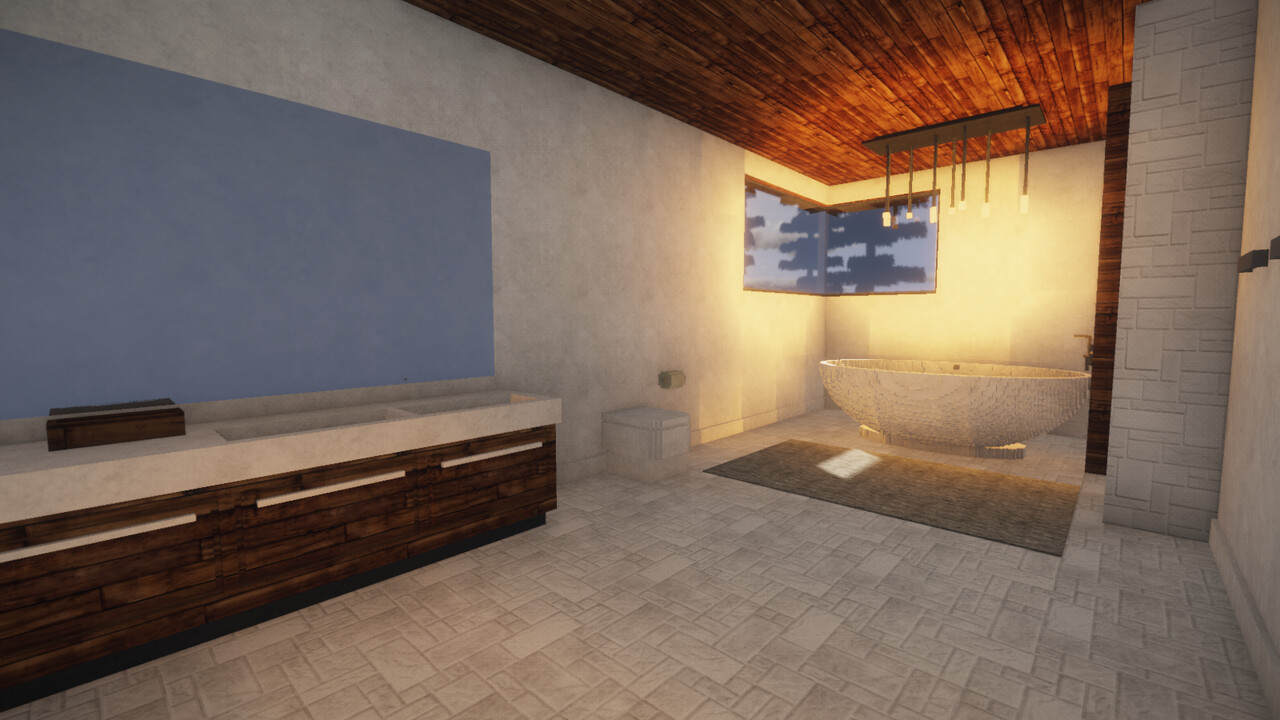 Modern house Little tiles Minecraft Map