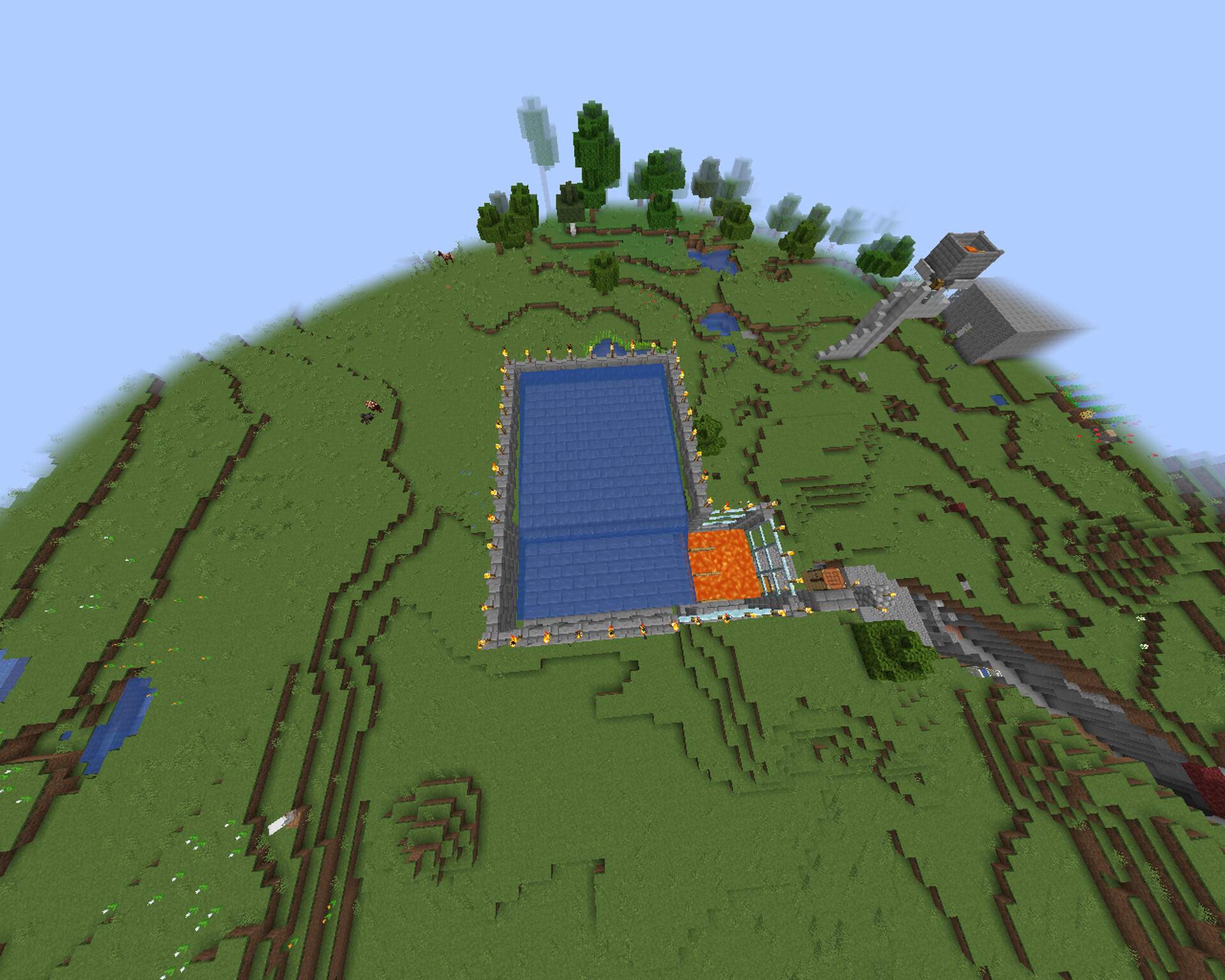 Survival World Please Play Minecraft Map