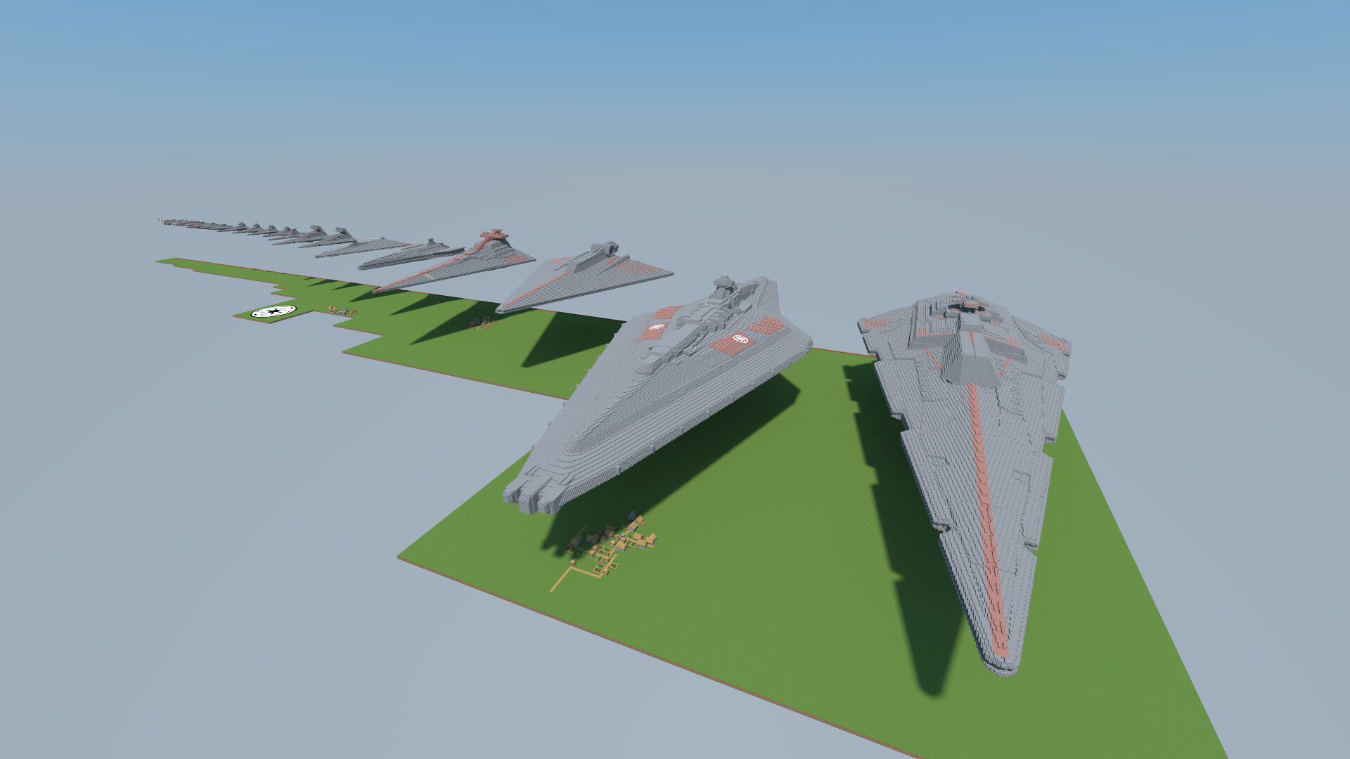 Galactic Republic Navy Collection 1/10th scale Minecraft Map