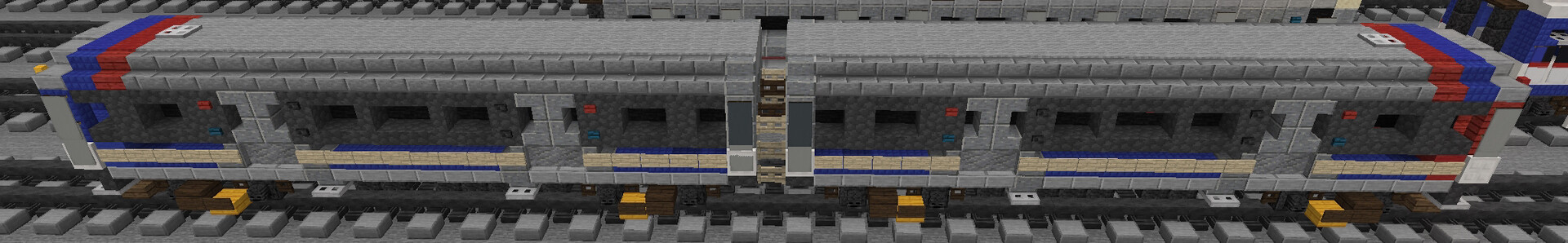 [1⅔:1] CTA 2400 Series subway train "The Spirit of Chicago" Minecraft Map