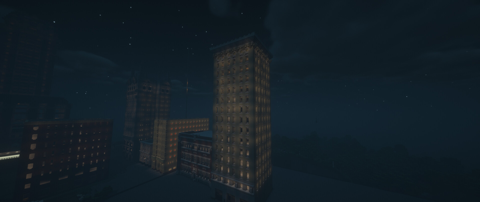 early twentieth century skyscraper Minecraft Map