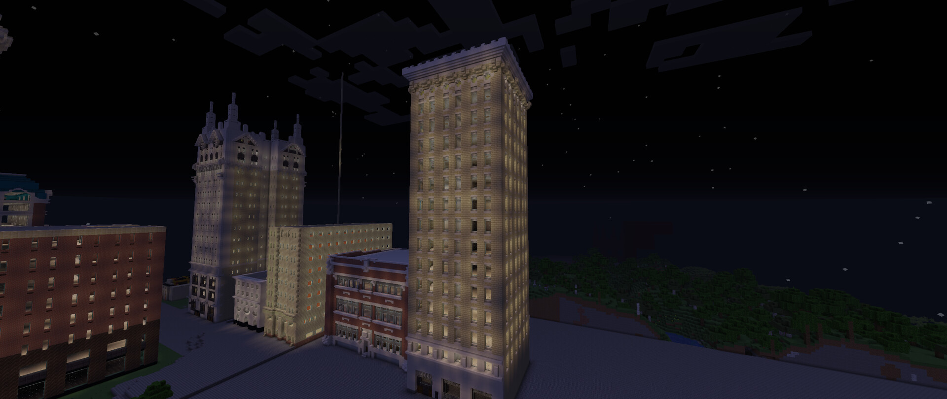 early twentieth century skyscraper Minecraft Map
