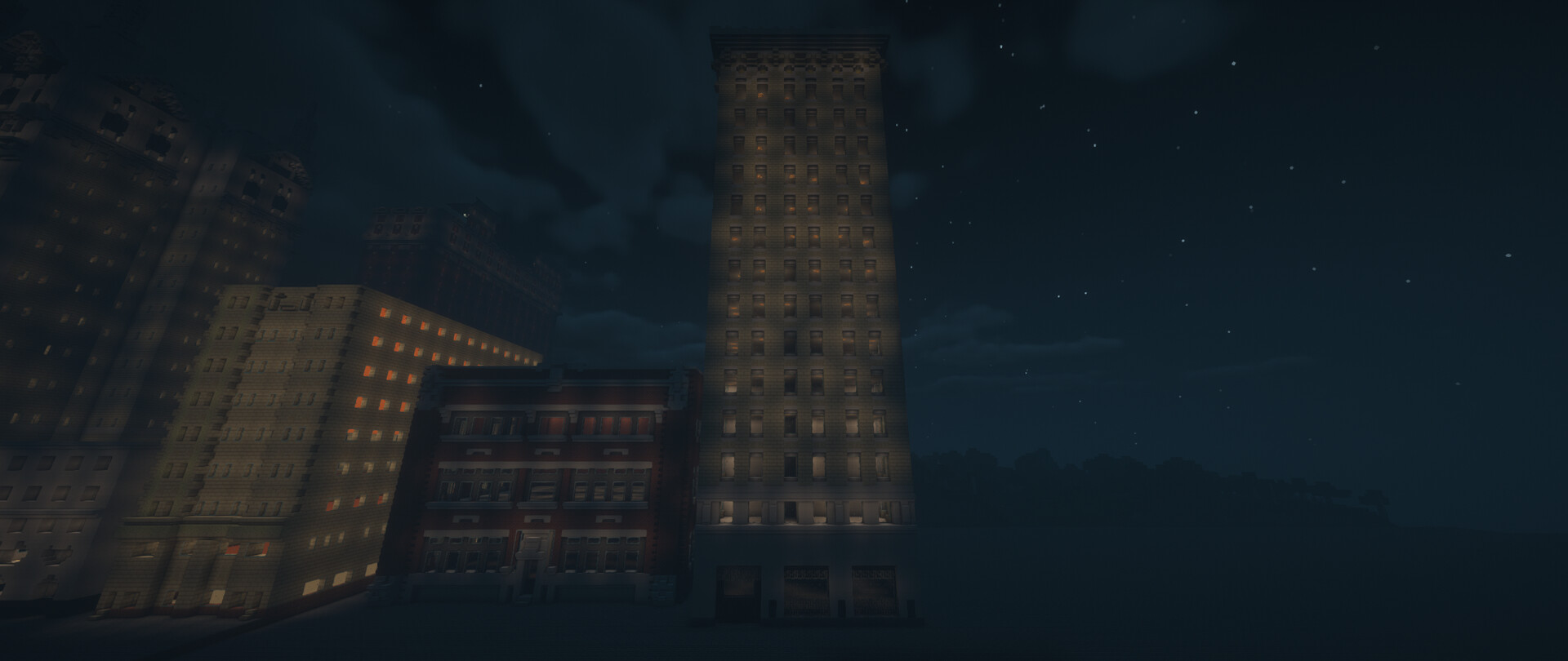 early twentieth century skyscraper Minecraft Map
