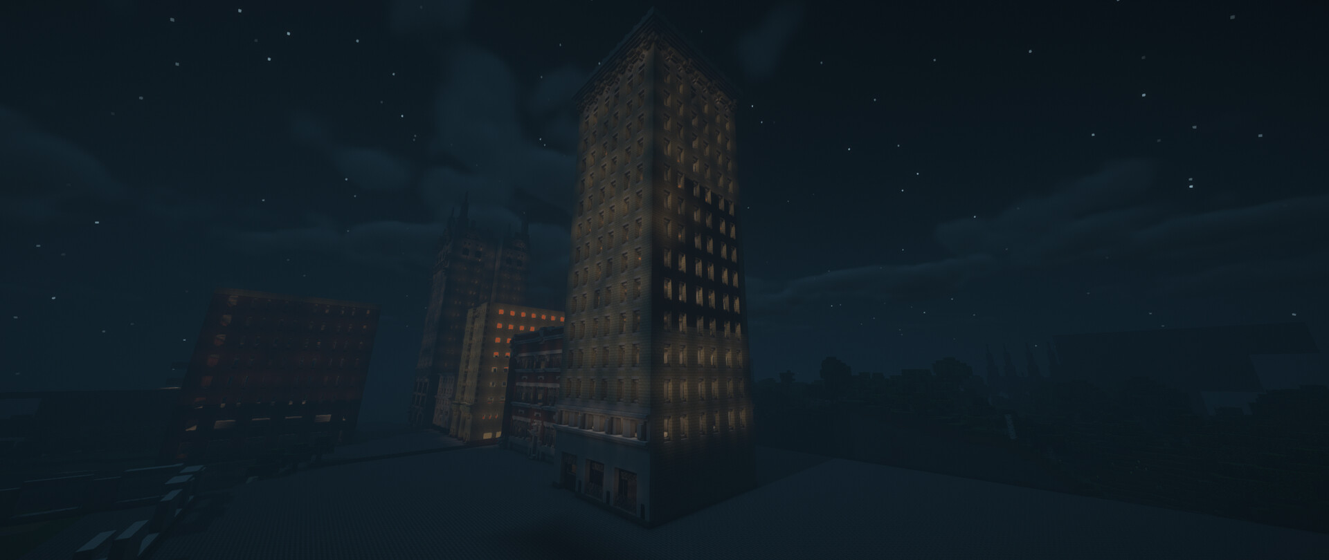 early twentieth century skyscraper Minecraft Map