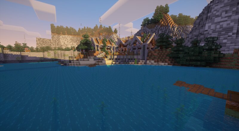 The Valley (The Grotto Server Spawn) Minecraft Map