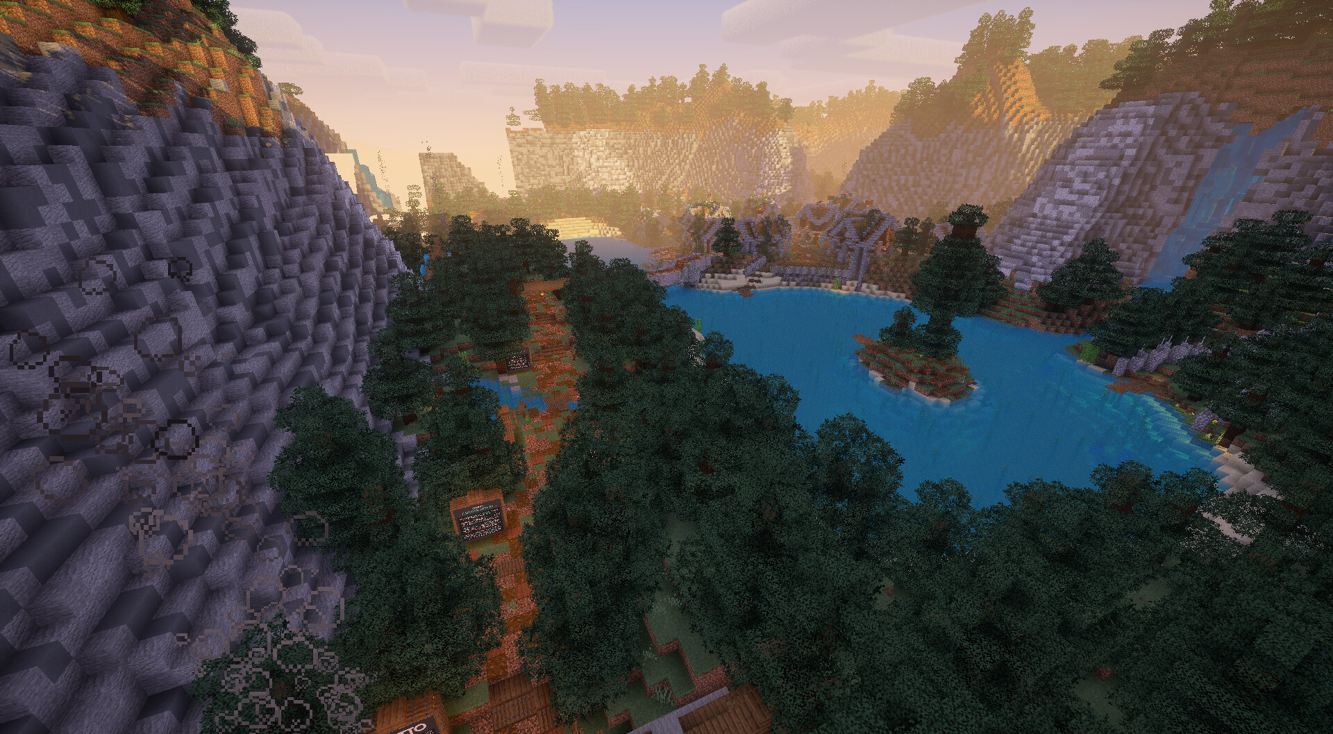 The Valley (The Grotto Server Spawn) Minecraft Map