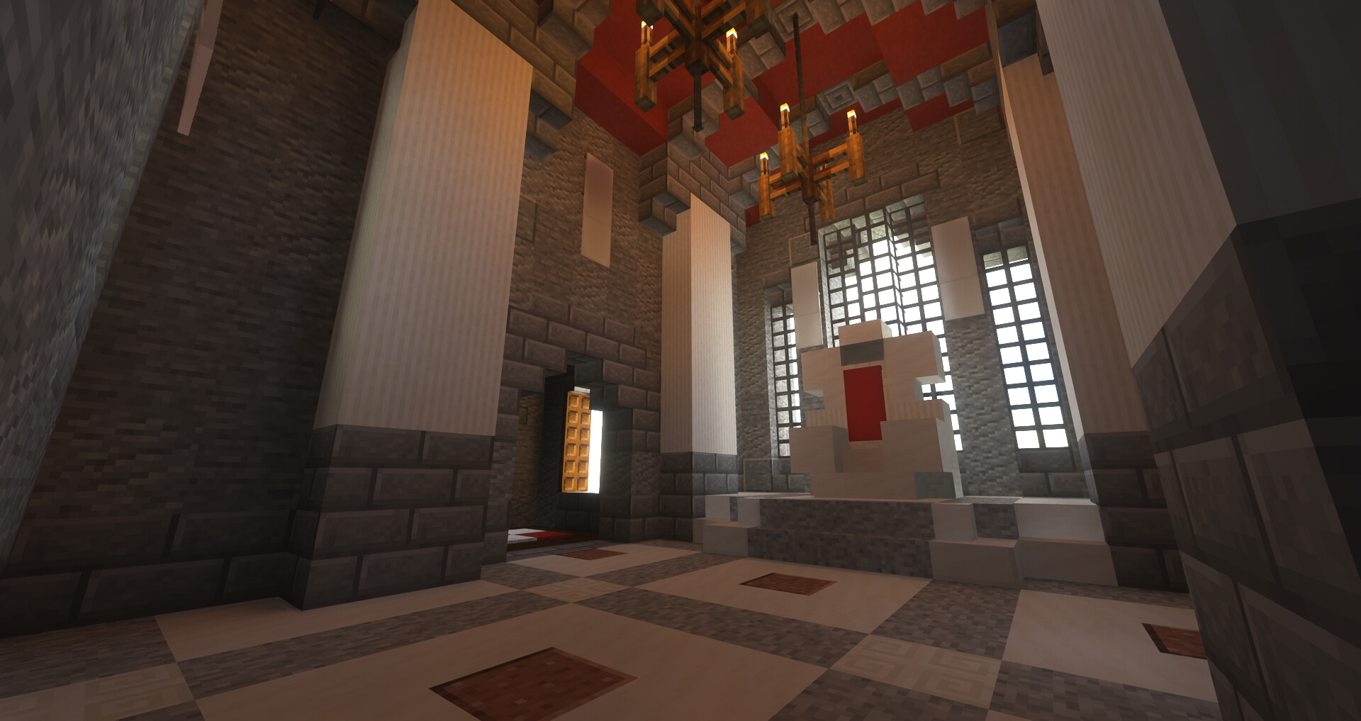 Lion's Rock | A medieval castle in Minecraft | Arcadia Minecraft Map