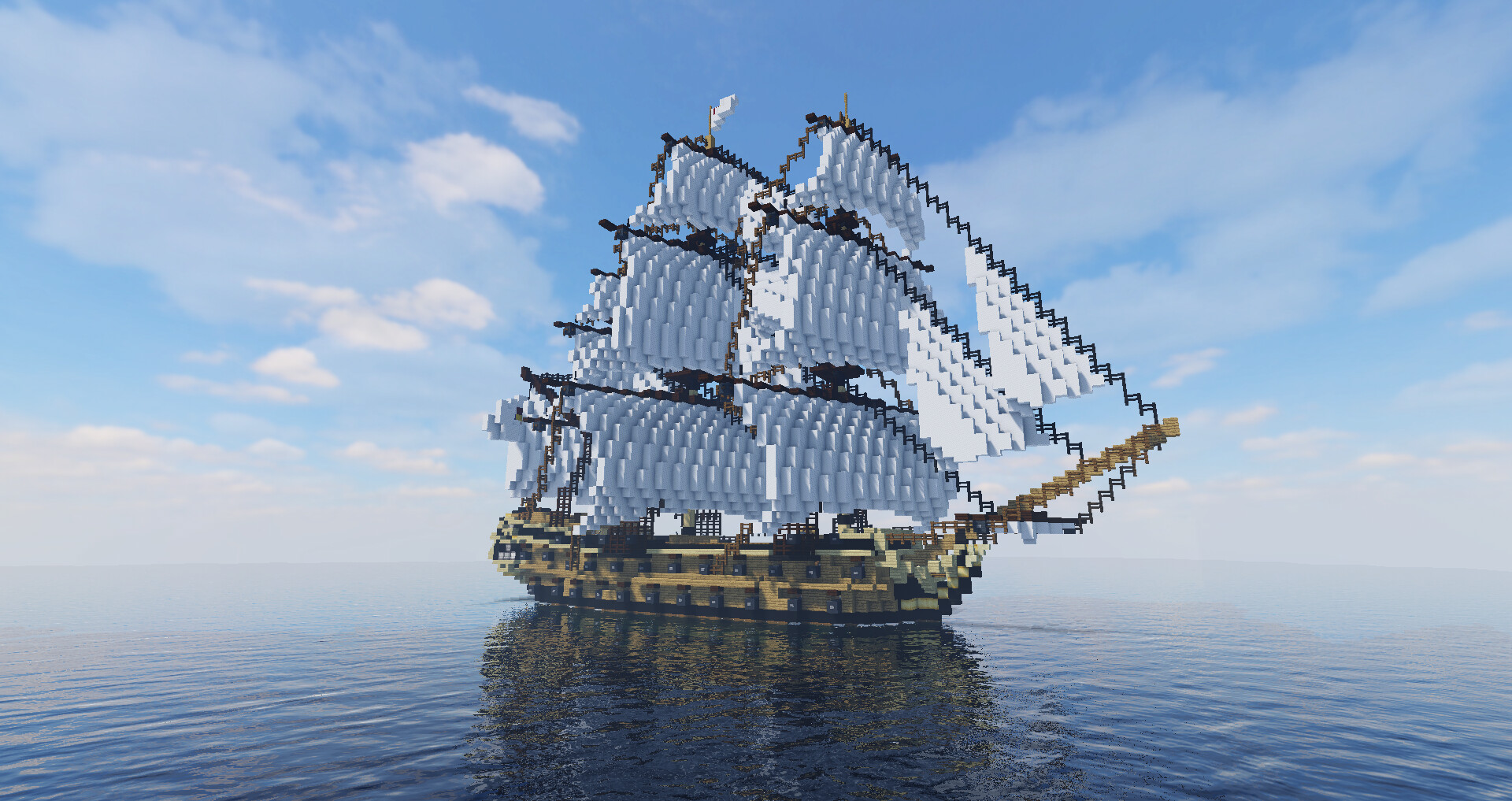 Fénix | Spanish third rate Ship of the Line (ShipSide) Minecraft Map