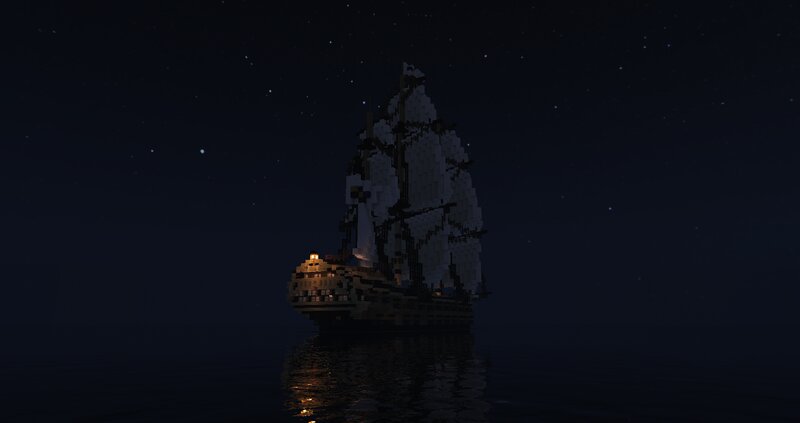 Fénix | Spanish third rate Ship of the Line (ShipSide) Minecraft Map