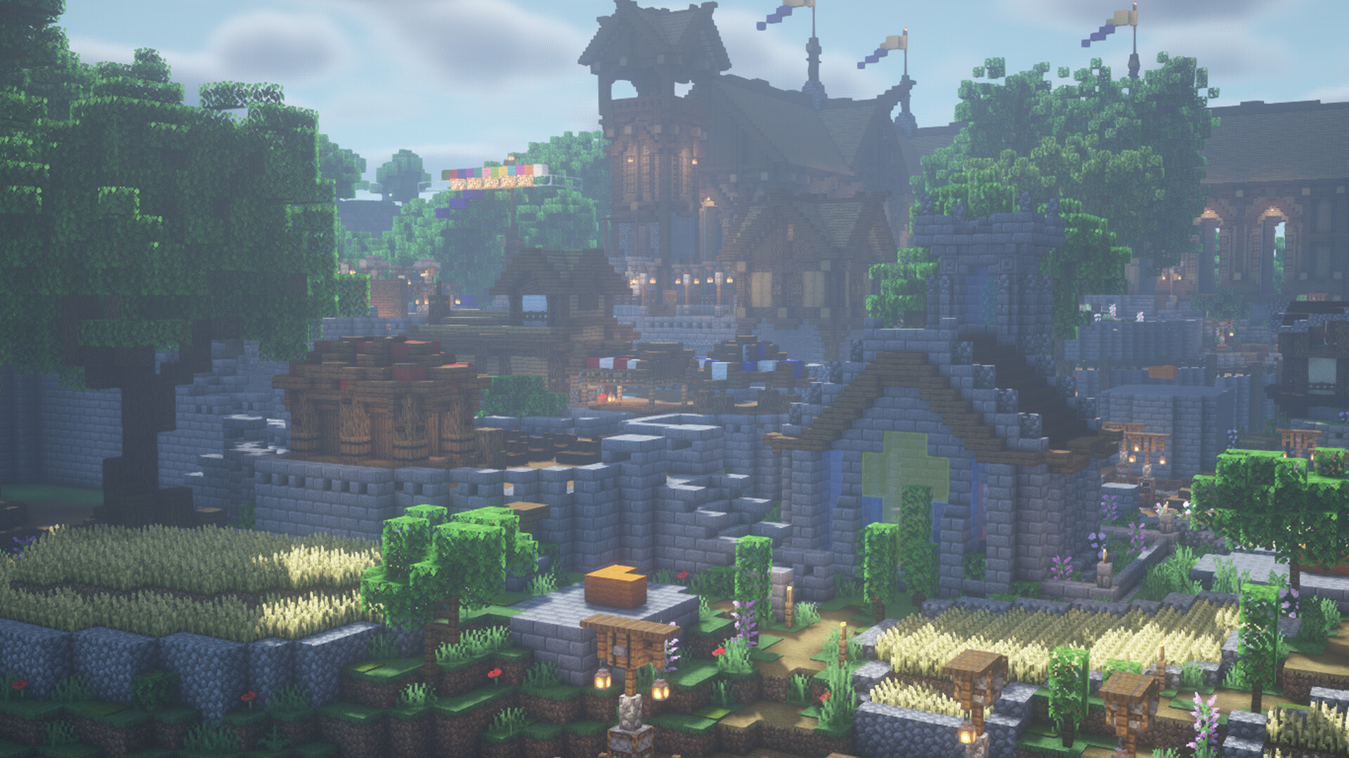 SwordVale - Towny Spawn Minecraft Map