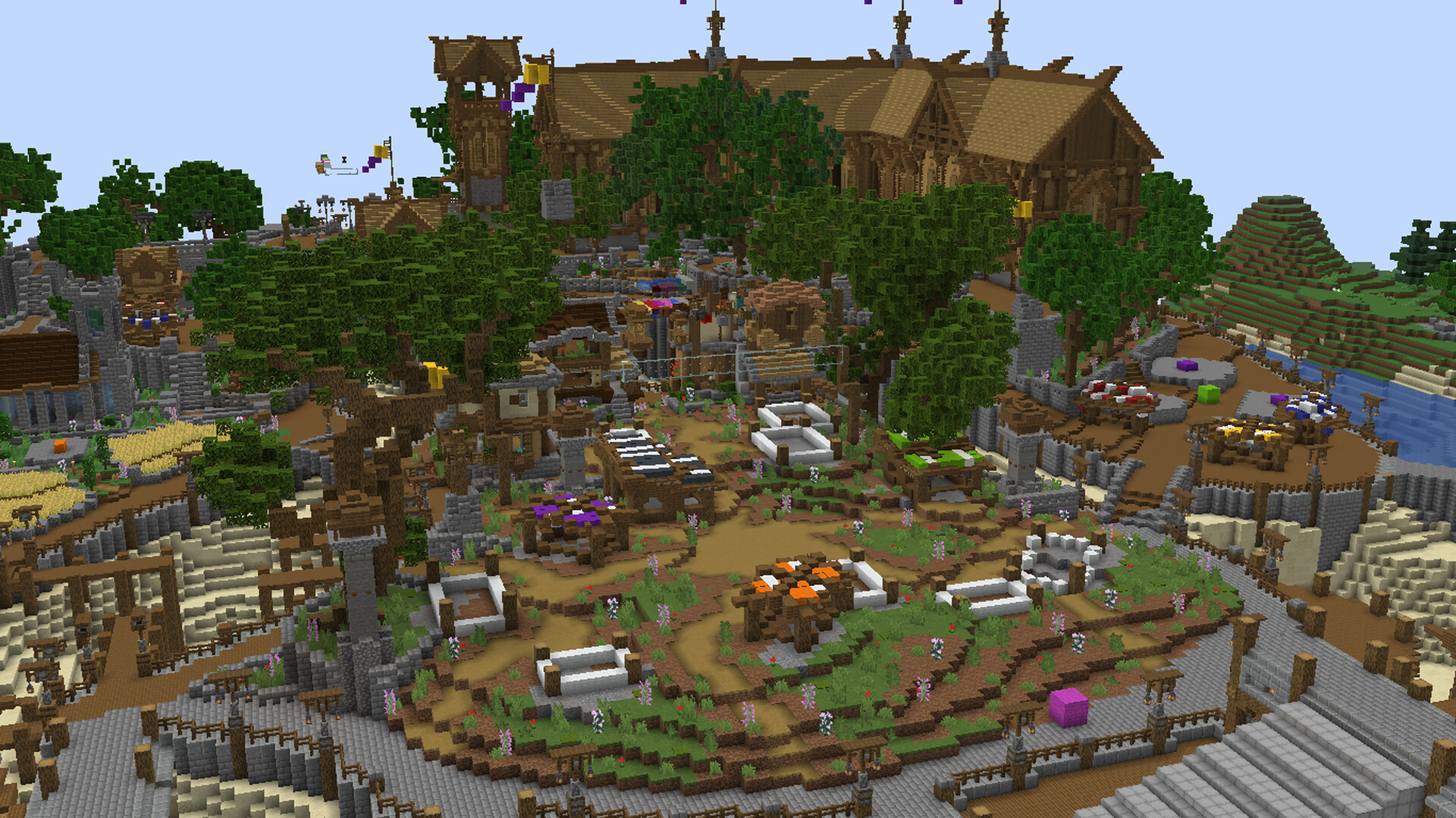 SwordVale - Towny Spawn Minecraft Map