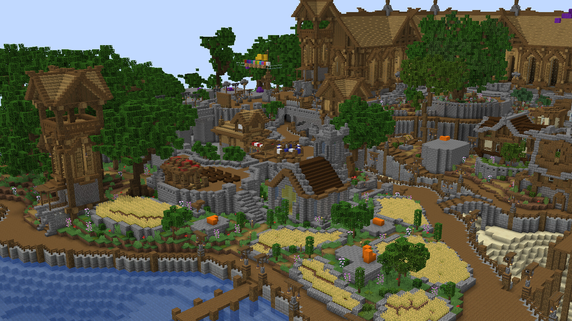 SwordVale - Towny Spawn Minecraft Map