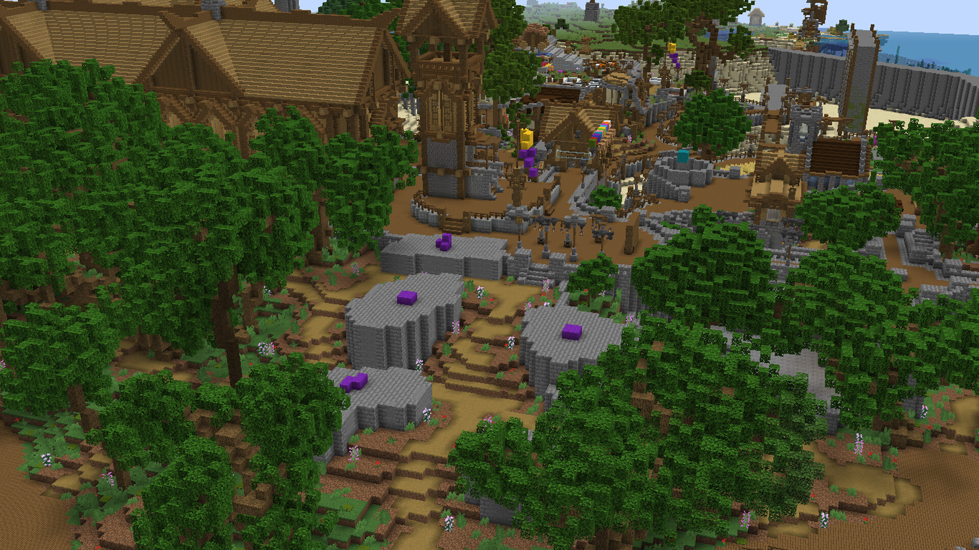 SwordVale - Towny Spawn Minecraft Map