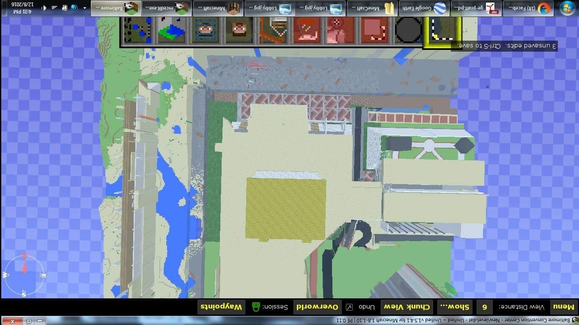 Baltimore Convention Center Minecraft Map