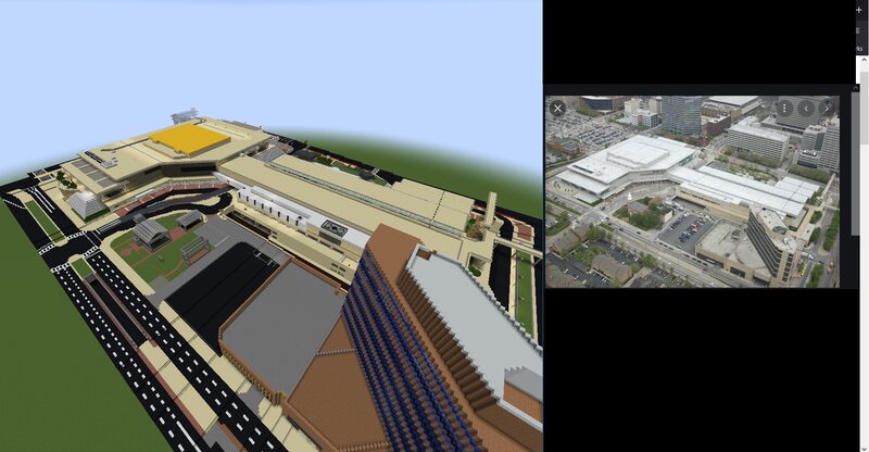 Baltimore Convention Center Minecraft Map