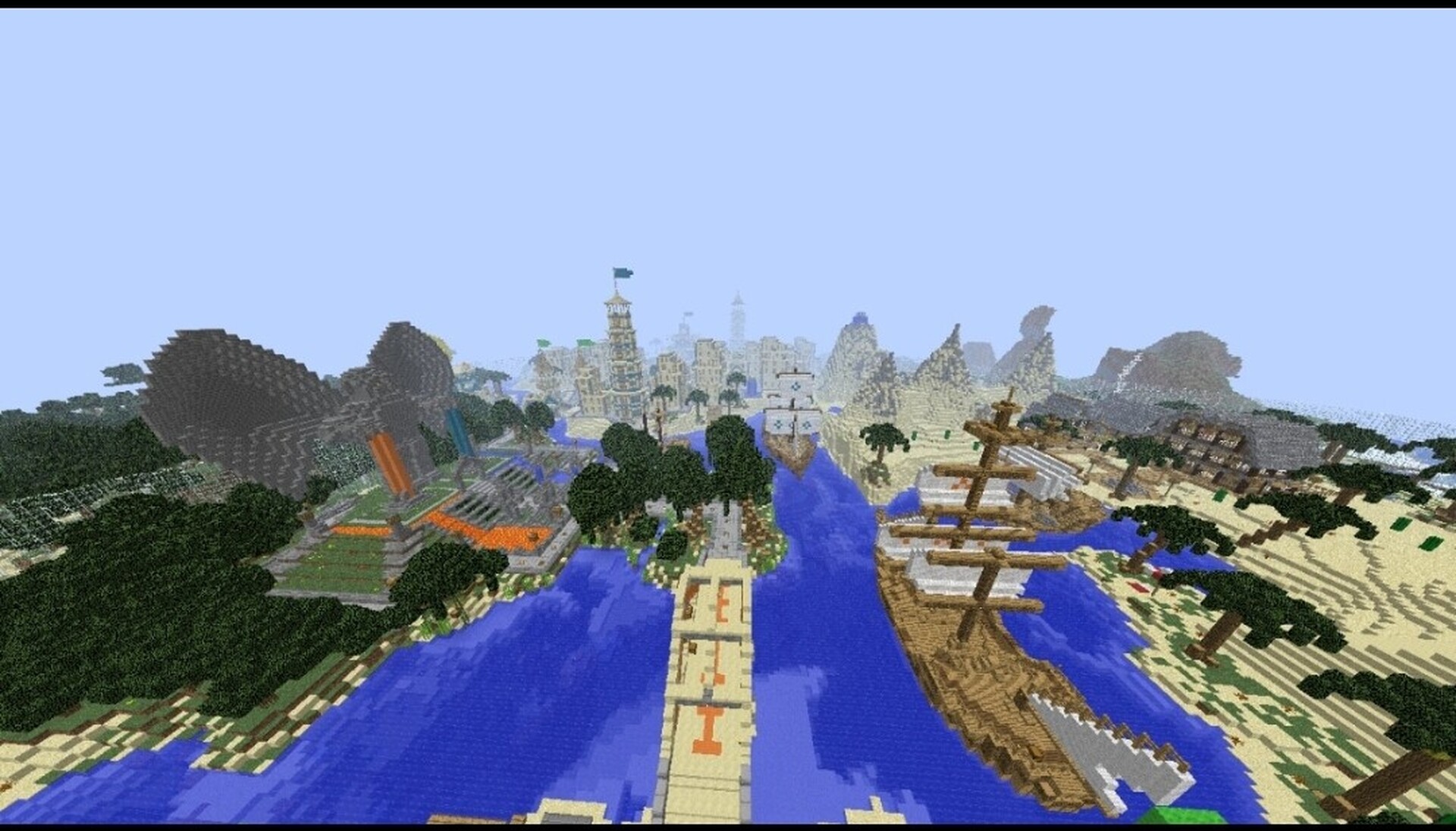 The Lost paradise hunger games map Minecraft Map