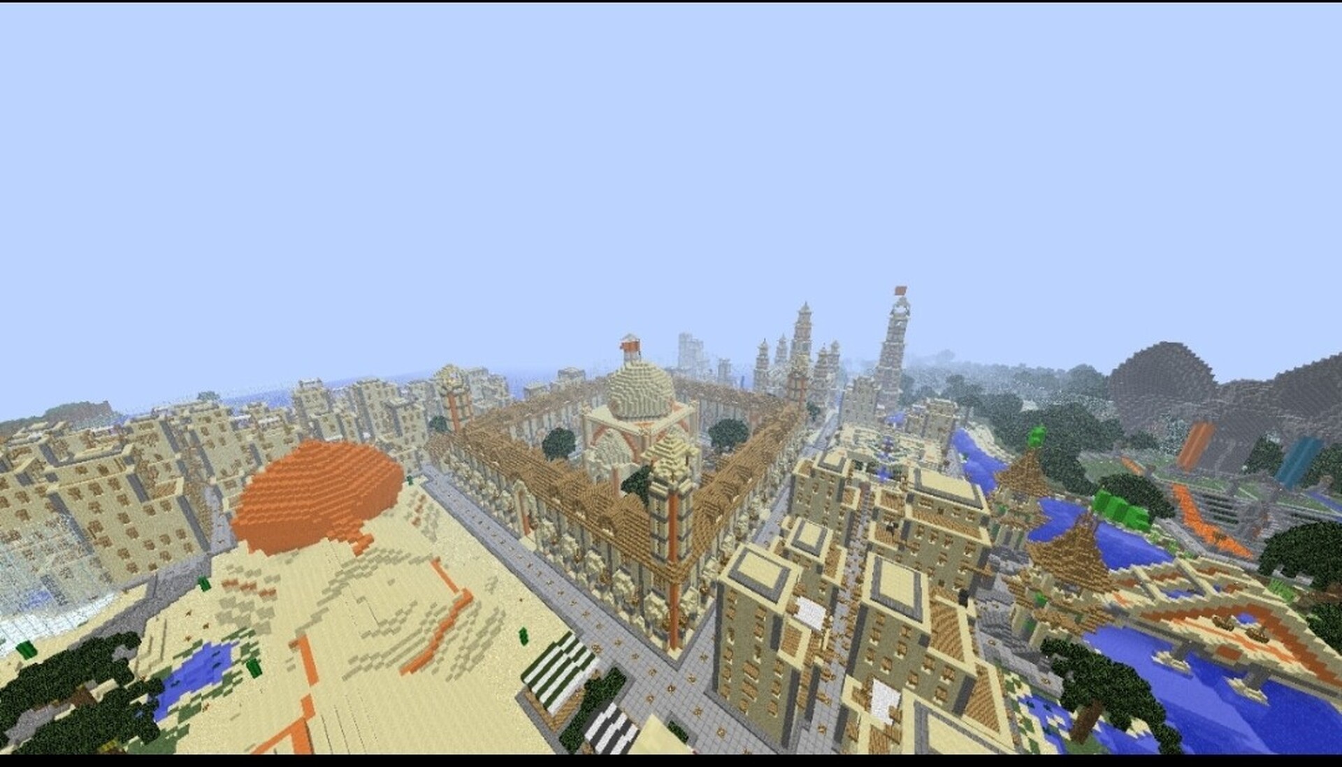 The Lost paradise hunger games map Minecraft Map