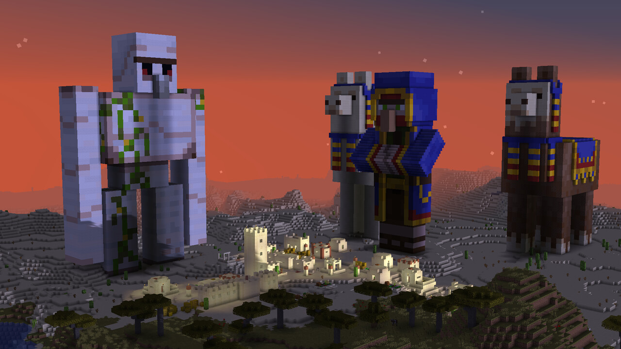 Iron Golem Mob Statue Minecraft Map