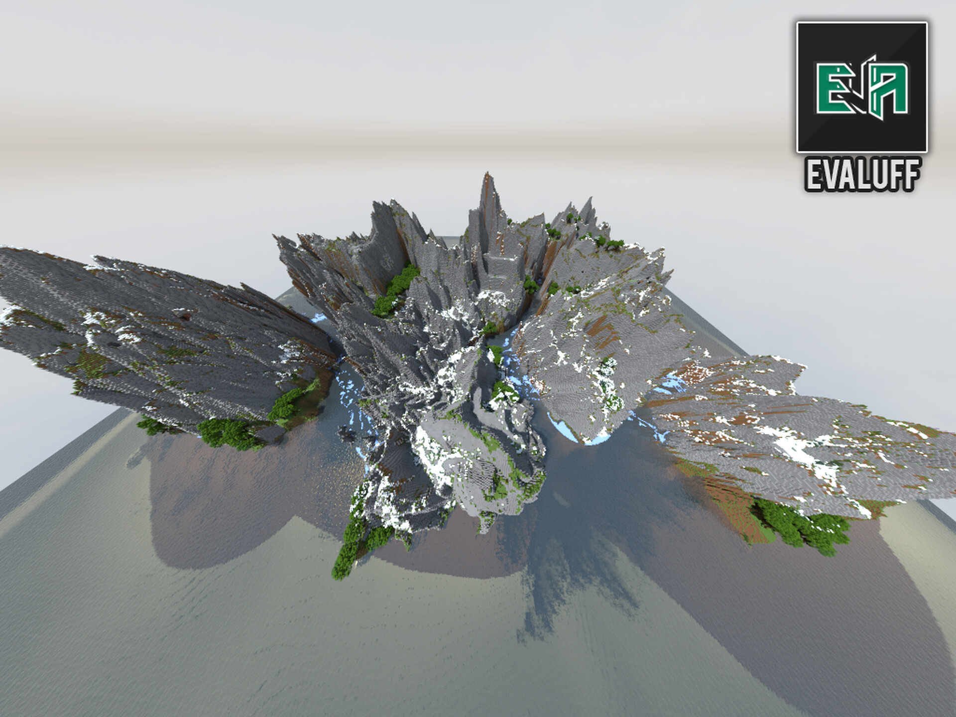 Berghild Mountains [NETHER] [THE END] Minecraft Map