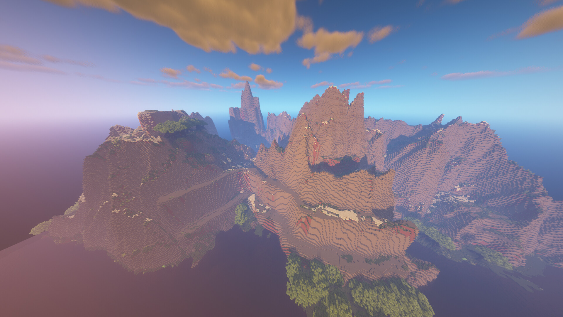 Berghild Mountains [NETHER] [THE END] Minecraft Map