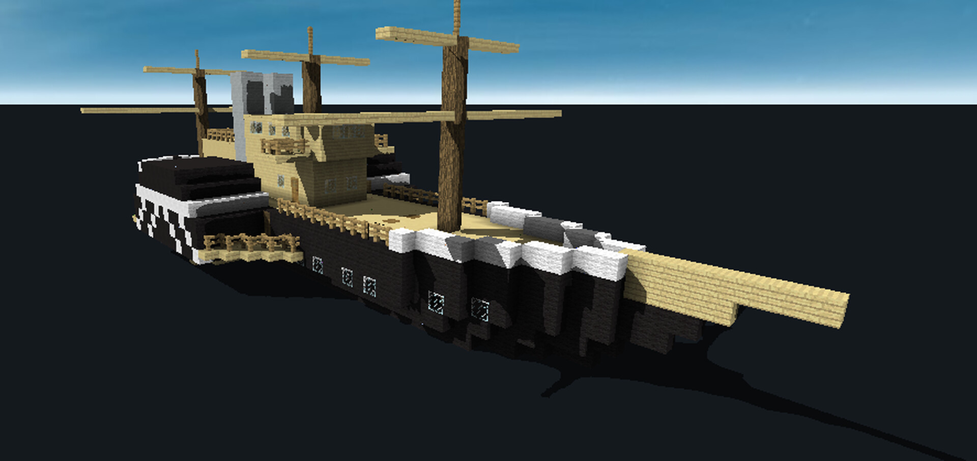 Side Wheel Steamer (ColtCoyote) Minecraft Map