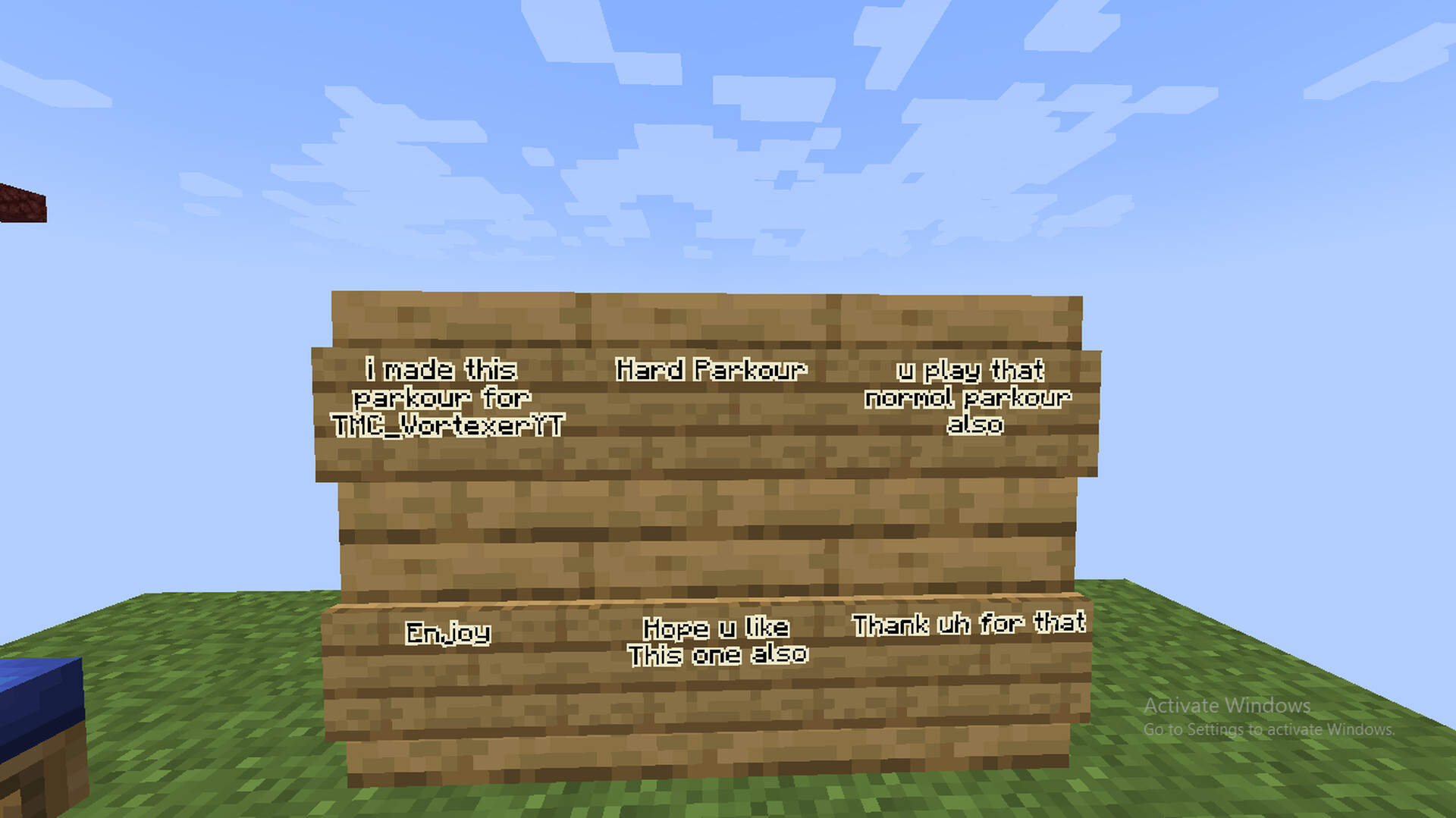 Hard Parkour Minecraft Map