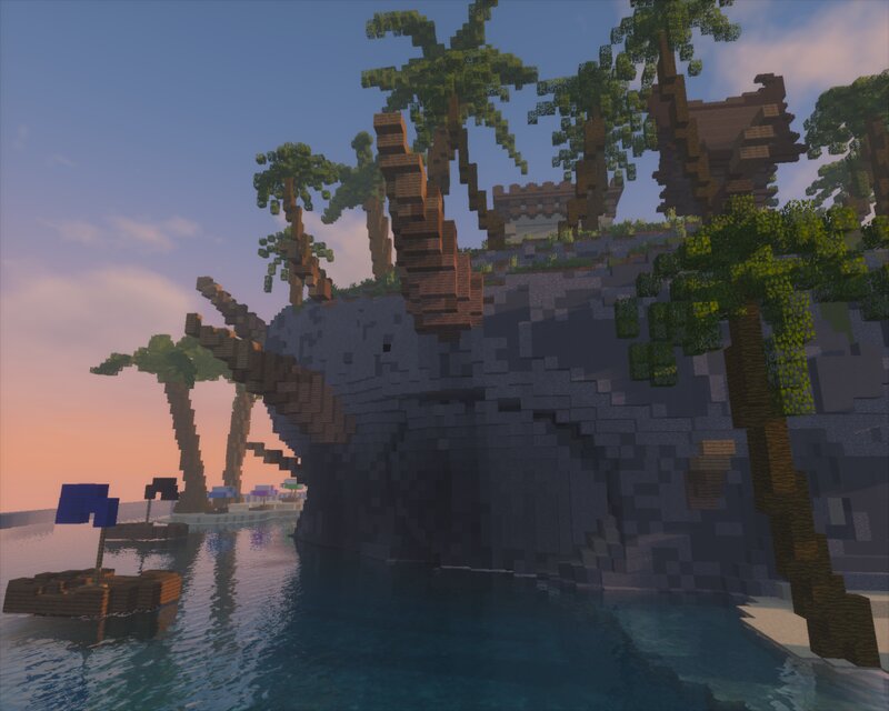 🌴 Tropical HUB🌴 Minecraft Map