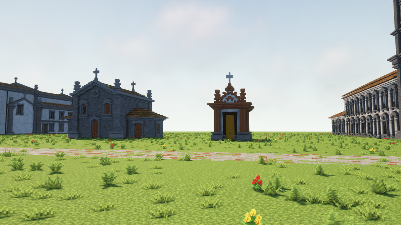 Baroque churches recreated in Minecraft Minecraft Map