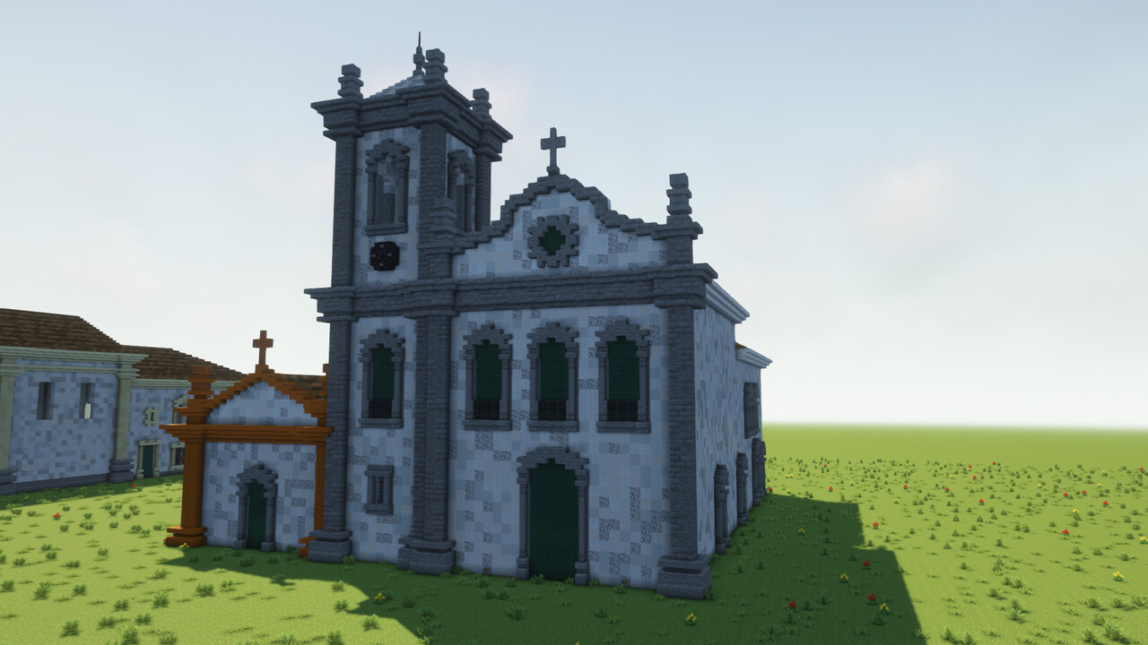 Baroque churches recreated in Minecraft Minecraft Map