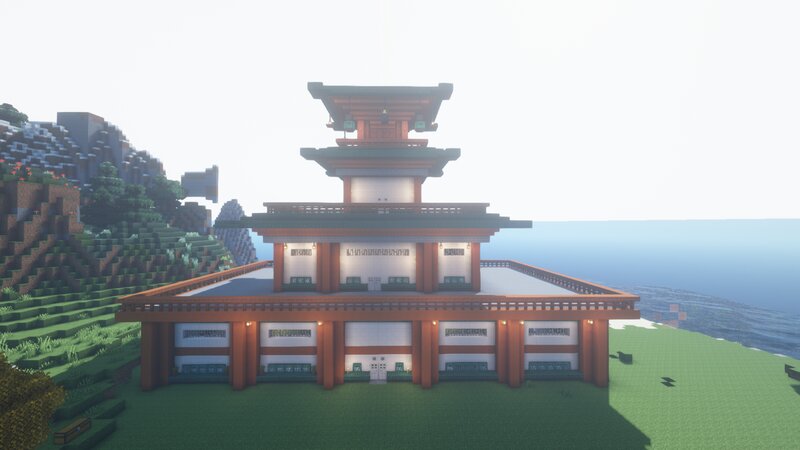 japanese temple Minecraft Map