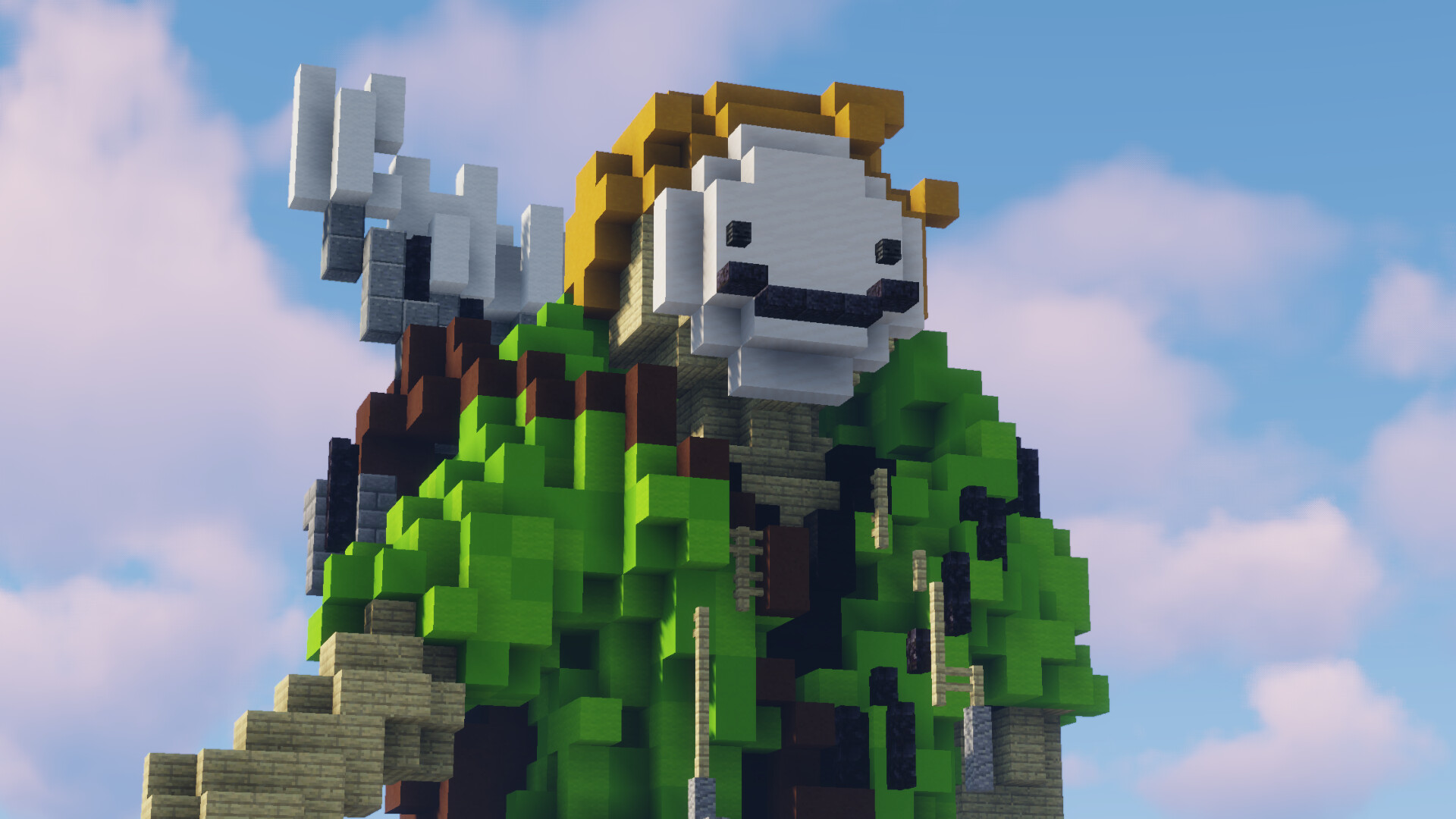 Dream Statue Schematic Minecraft Map