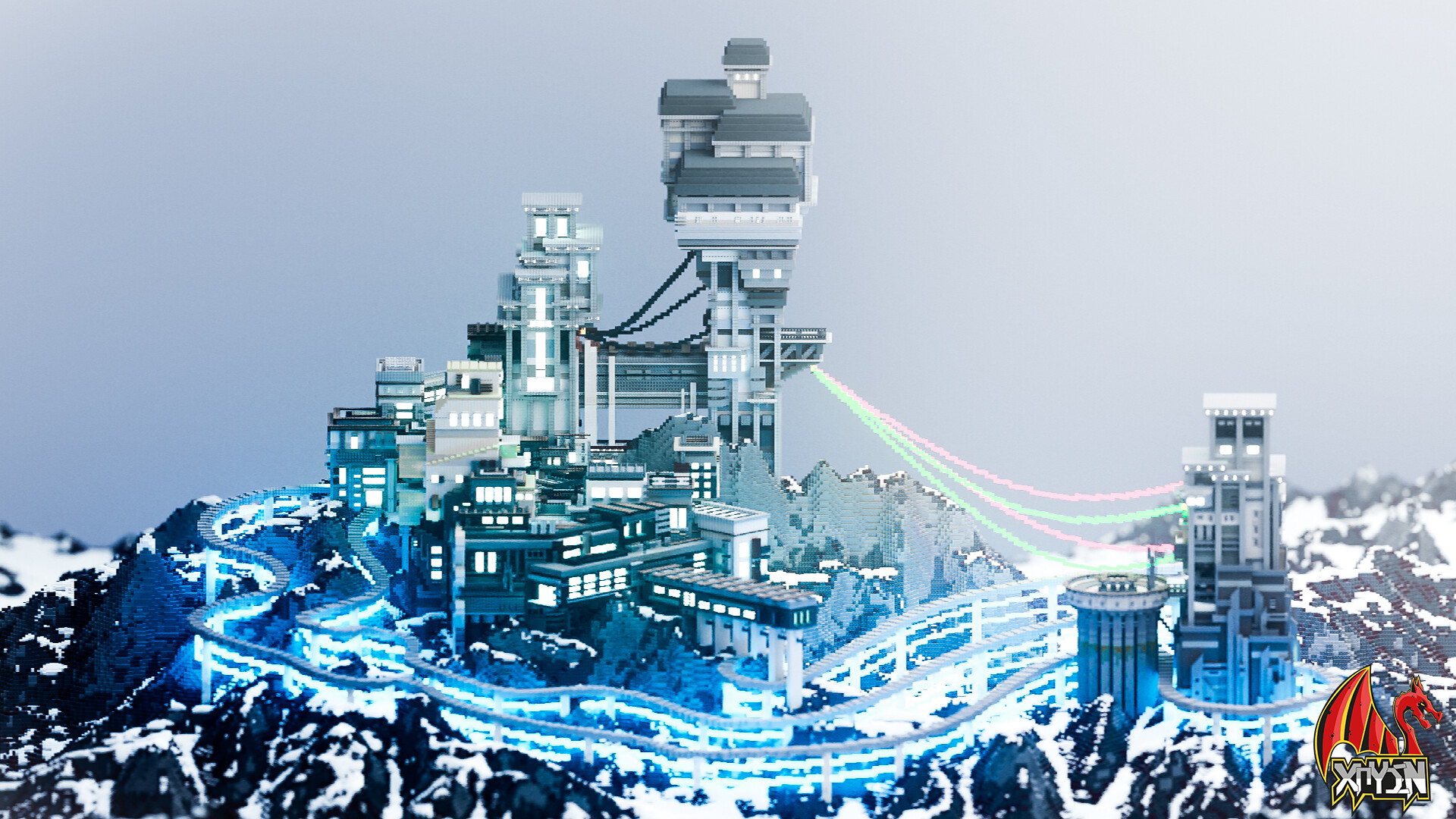 Snow Biome Hub - By Xayden Minecraft Map