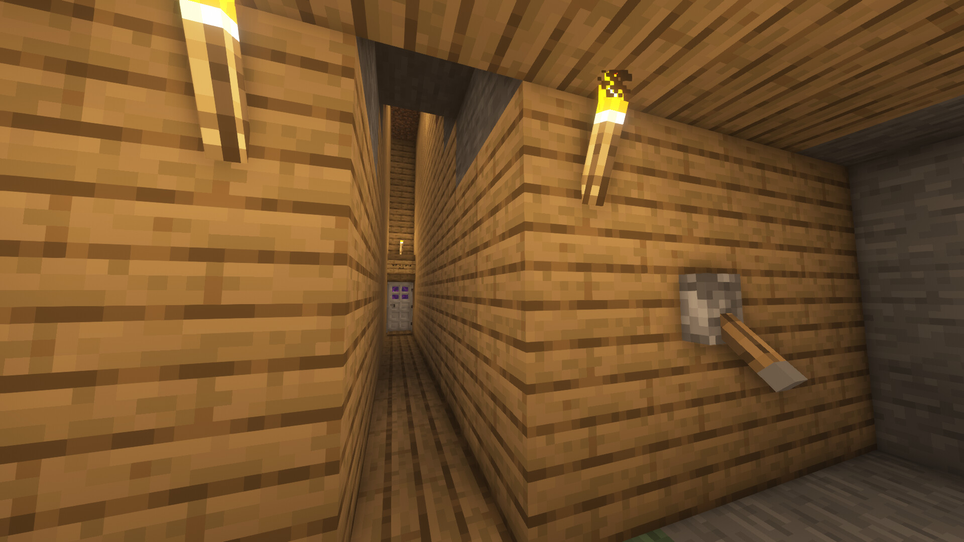 Hidden Bunker with Retractable Stairs [1.17.1] Java Edition Minecraft Map