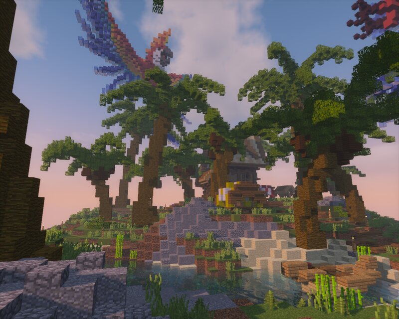 🌴Tropical HCF Spawn🌴 Minecraft Map