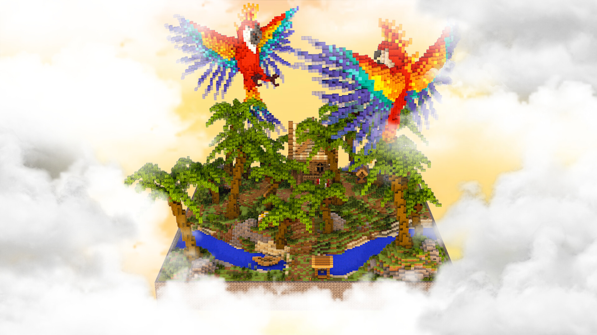 🌴Tropical HCF Spawn🌴 Minecraft Map