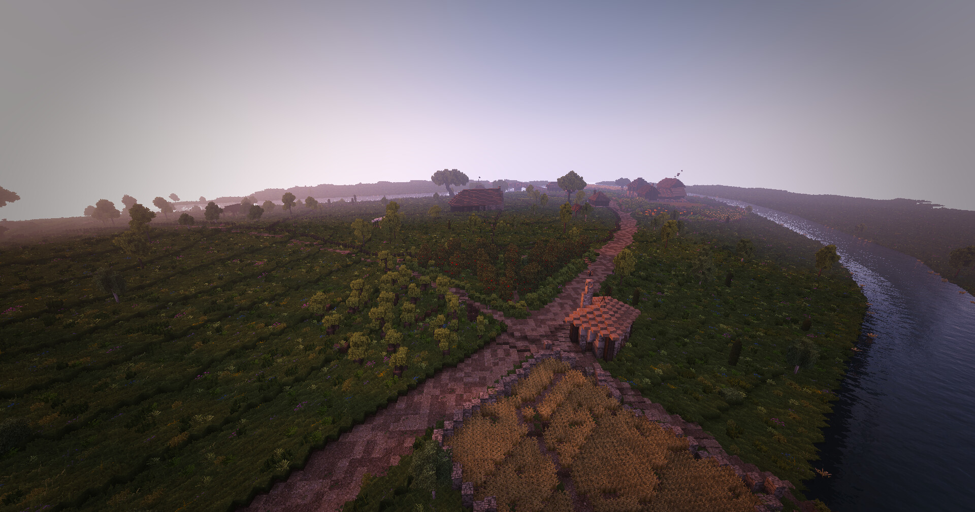 Minecraft Homestead | Trafanny Homestead + Farm's and Houses Minecraft Map