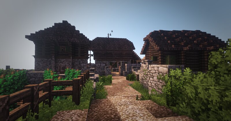 Minecraft Homestead | Trafanny Homestead + Farm's and Houses Minecraft Map