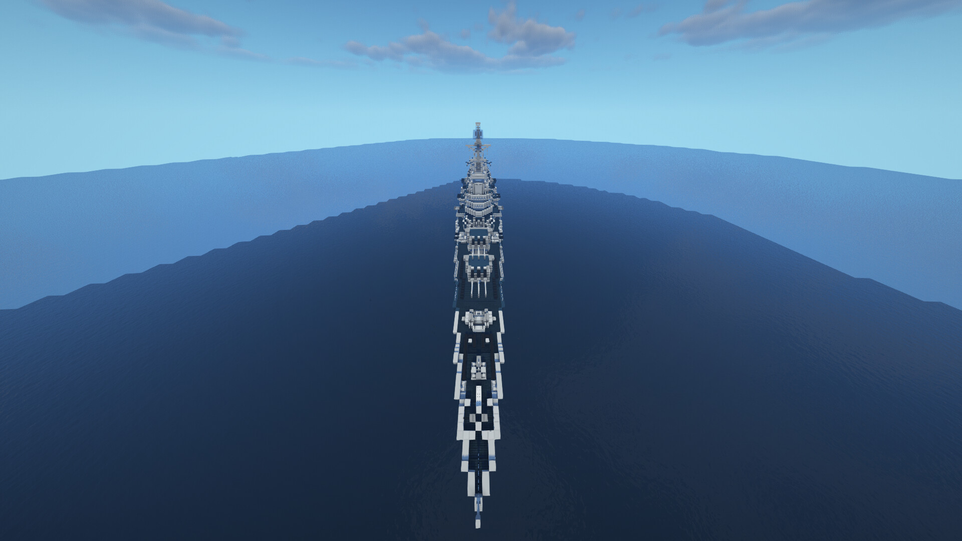 USS Baltimore [CA-68] 1:1 Scale Minecraft Map