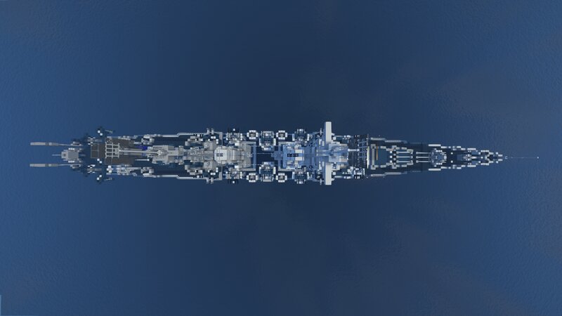 USS Baltimore [CA-68] 1:1 Scale Minecraft Map