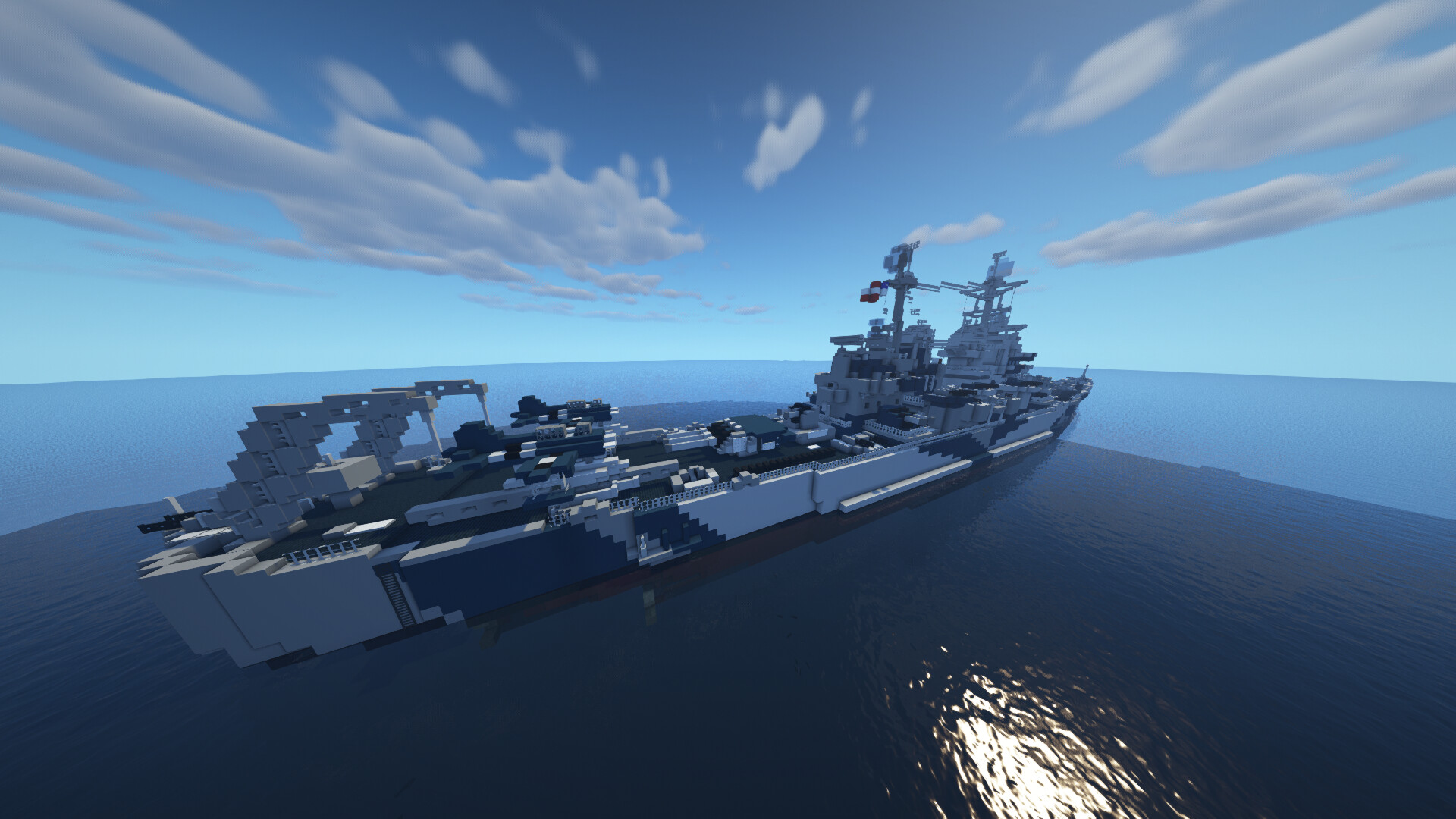 USS Baltimore [CA-68] 1:1 Scale Minecraft Map