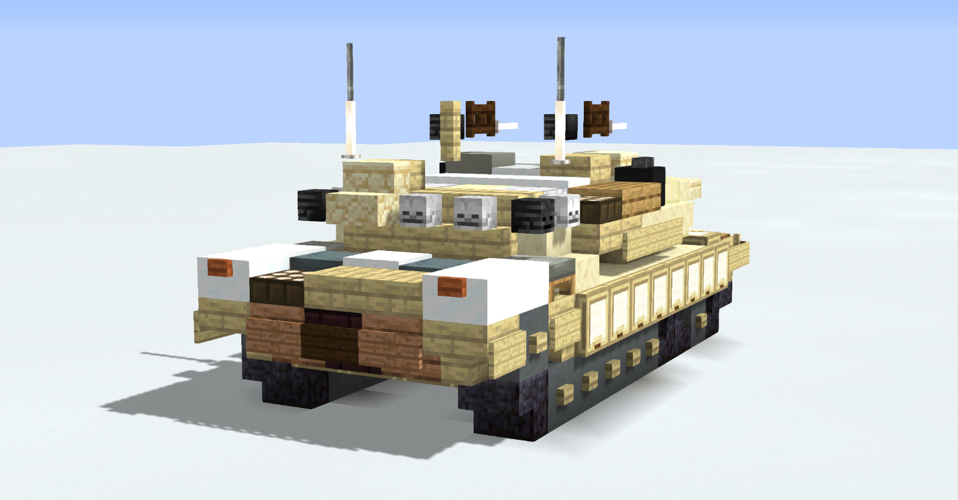 M1A1 Abrams (1.5:1 scale) Minecraft Map