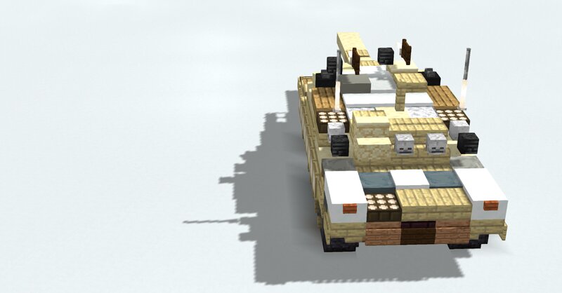 M1A1 Abrams (1.5:1 scale) Minecraft Map